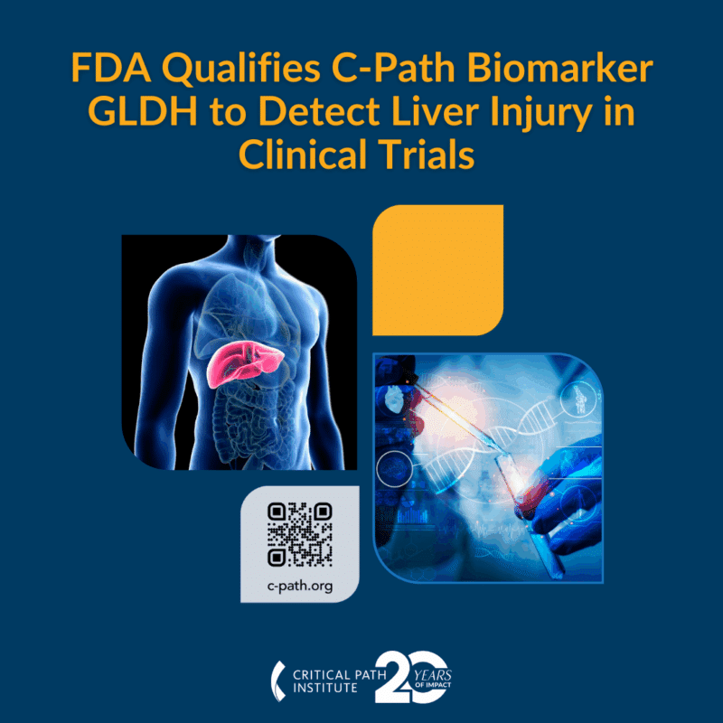 FDA Qualifies C-Path Biomarker GLDH to Detect Liver Injury in Clinical Trials